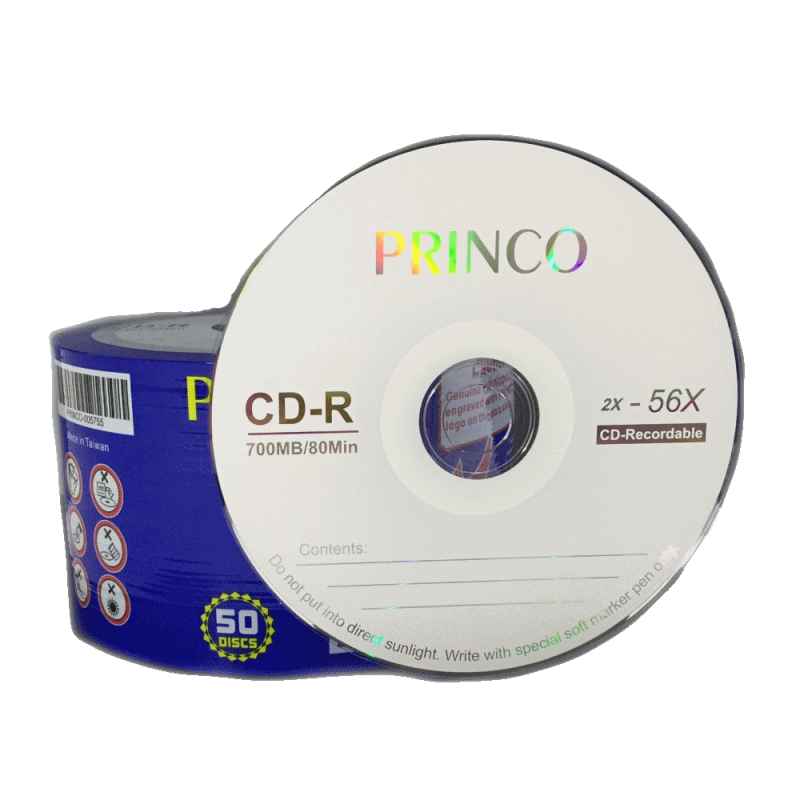 CD-R Princo 52x 700MB/80M - SH - Pack 50