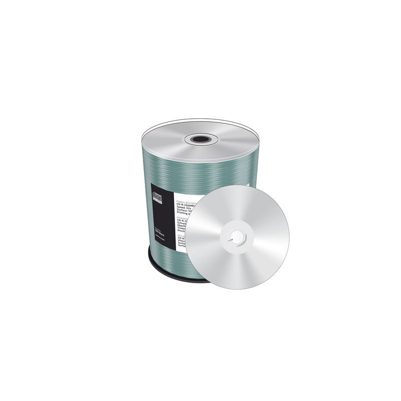 MediaRange CD-R 700MB|80min 52x speed, silver, inkjet fullsurface ...
